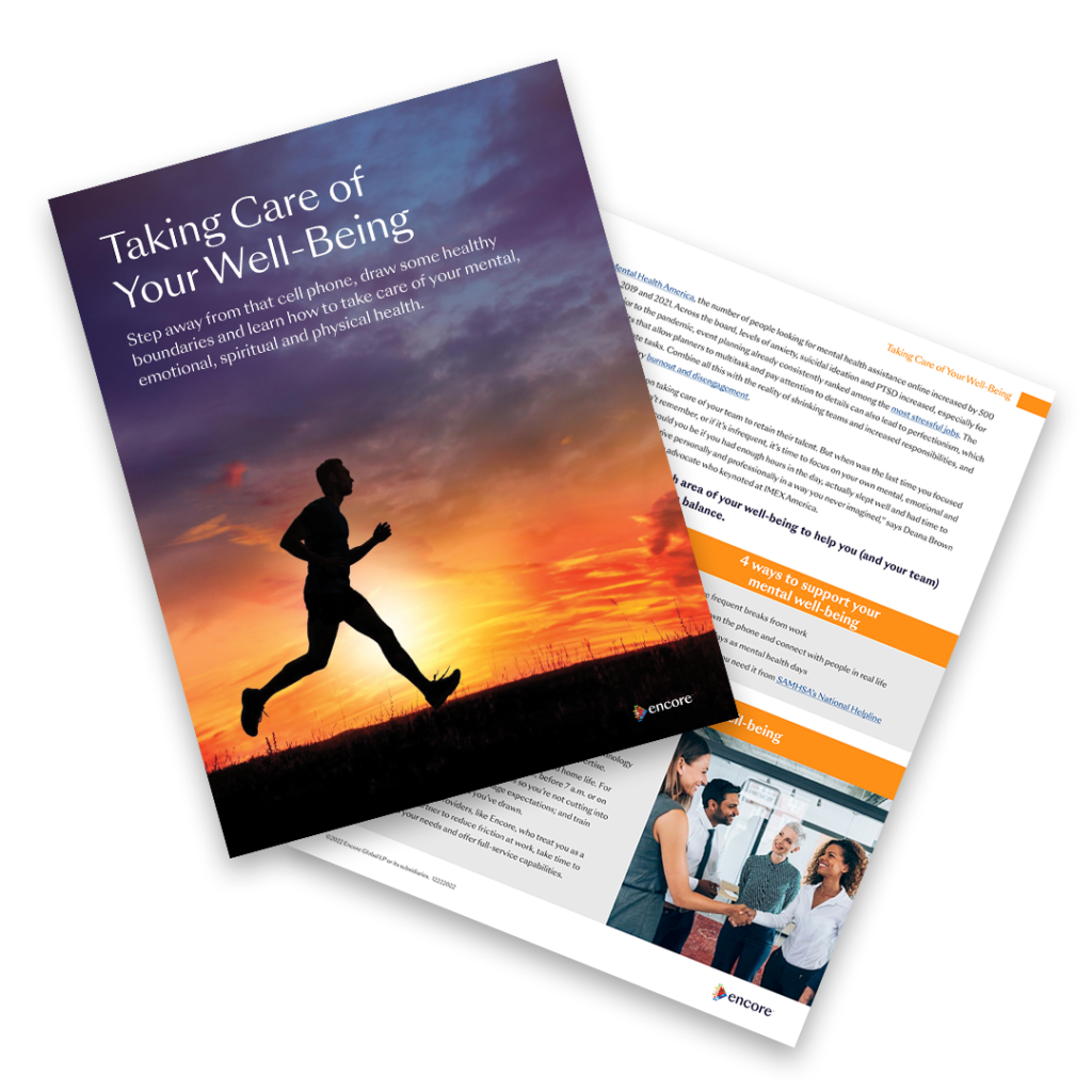 Taking Care of Your Well-Being | Concise from Encore